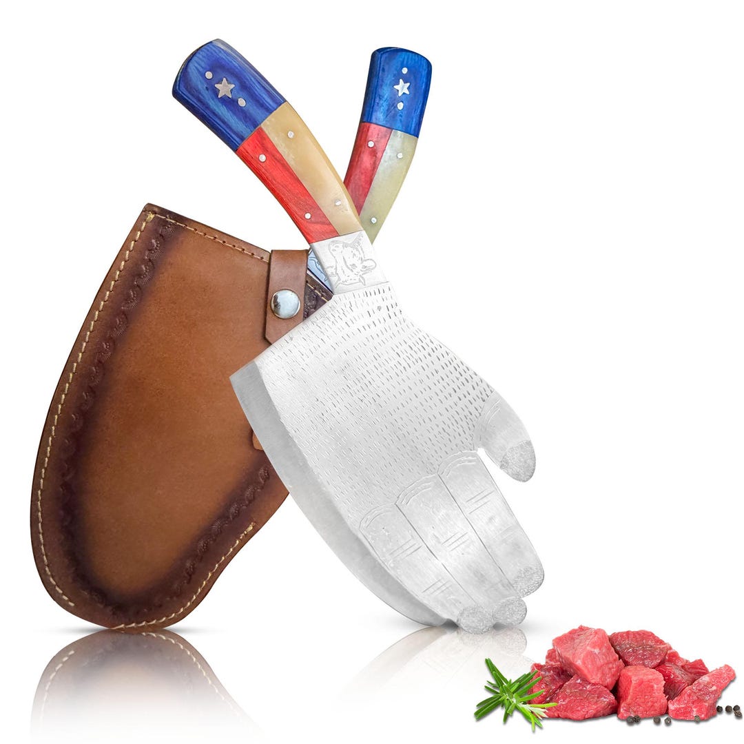 Custom Hand Chopper (butchers Knife) - Chef Chopper Knife - Full Tang ...