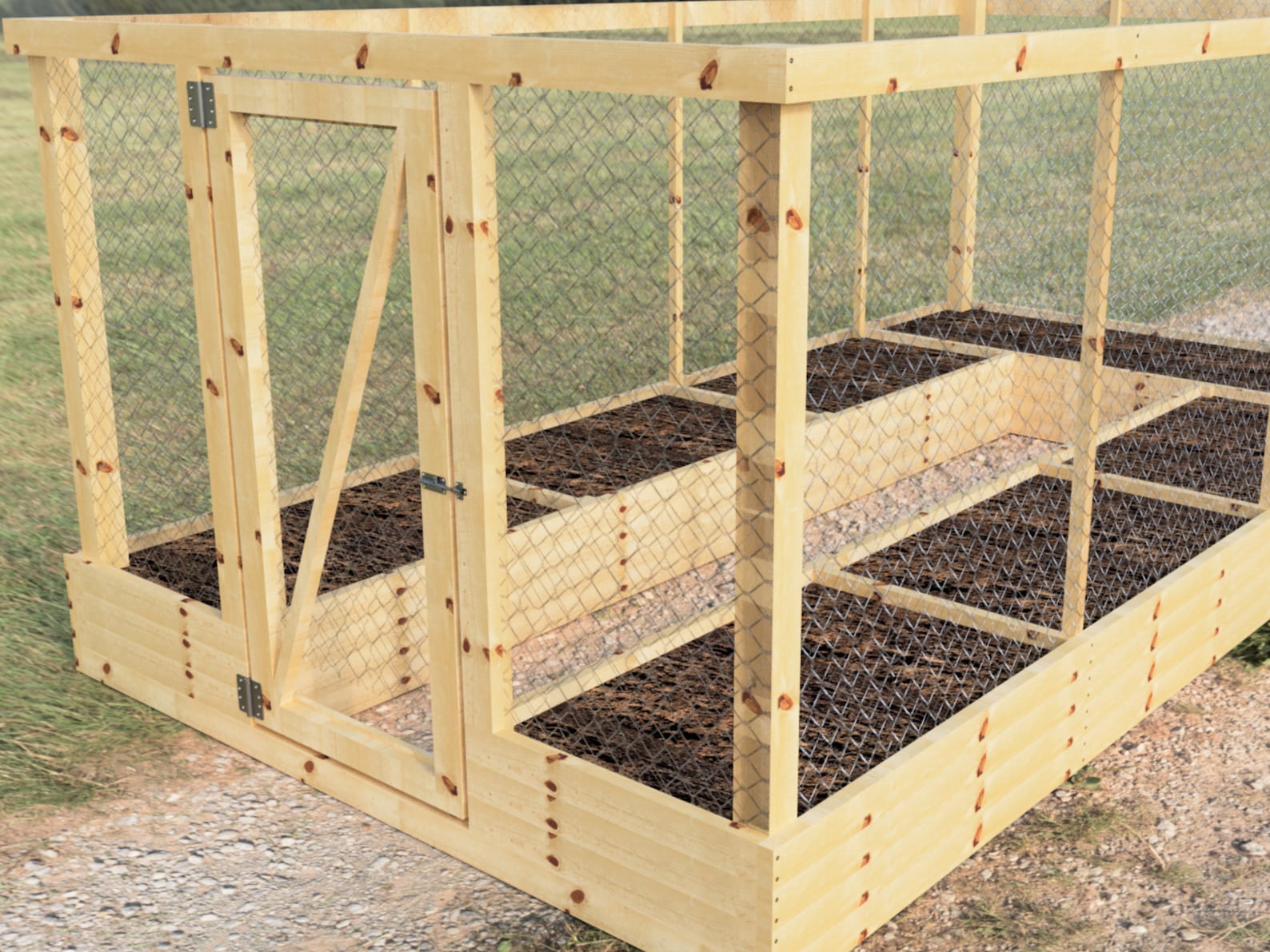 Deer Proof Raised Garden Bed Plans, How to Build DIY Garden Raised Bed With Deer Fance PDF - Etsy