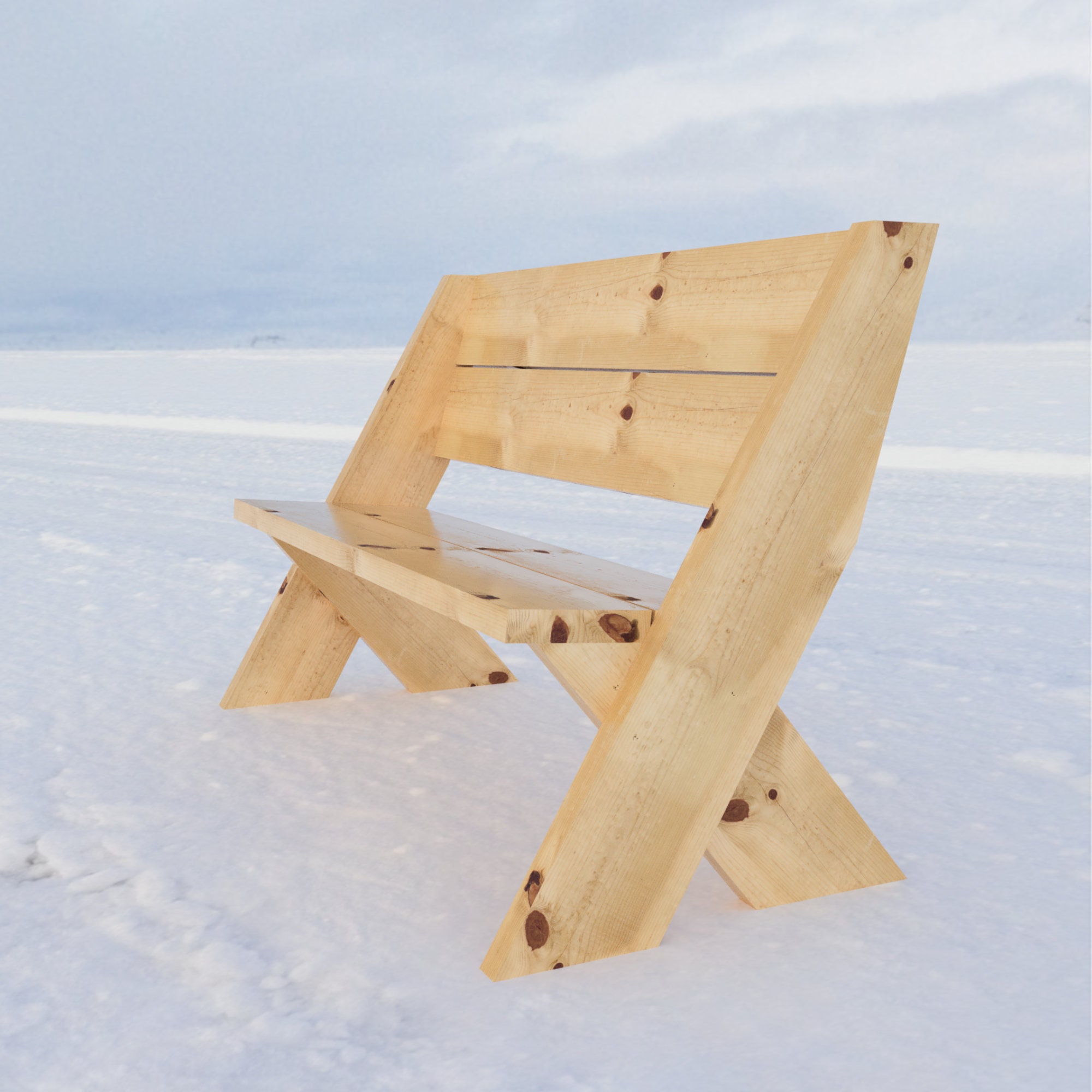 Simple Outdoor Wooden Bench Plans, DIY Garden Bench How to Build Plans ...