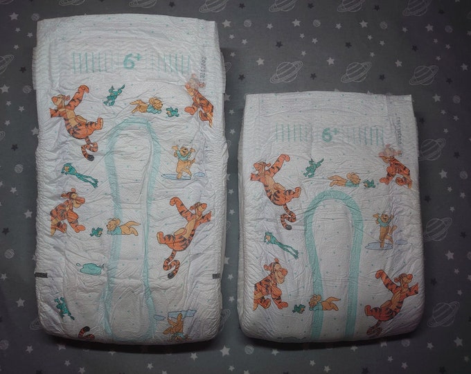 ABDL Modified Tiger Print Adult Diapers in Baby Diaper Print - Etsy