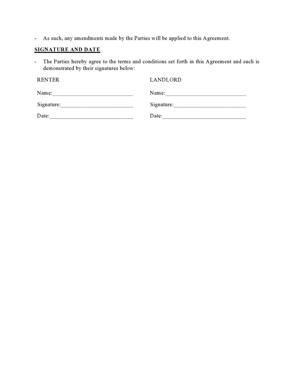 Basic-rental-agreement-template - Etsy