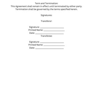 Technology Transfer Agreement Template - Etsy
