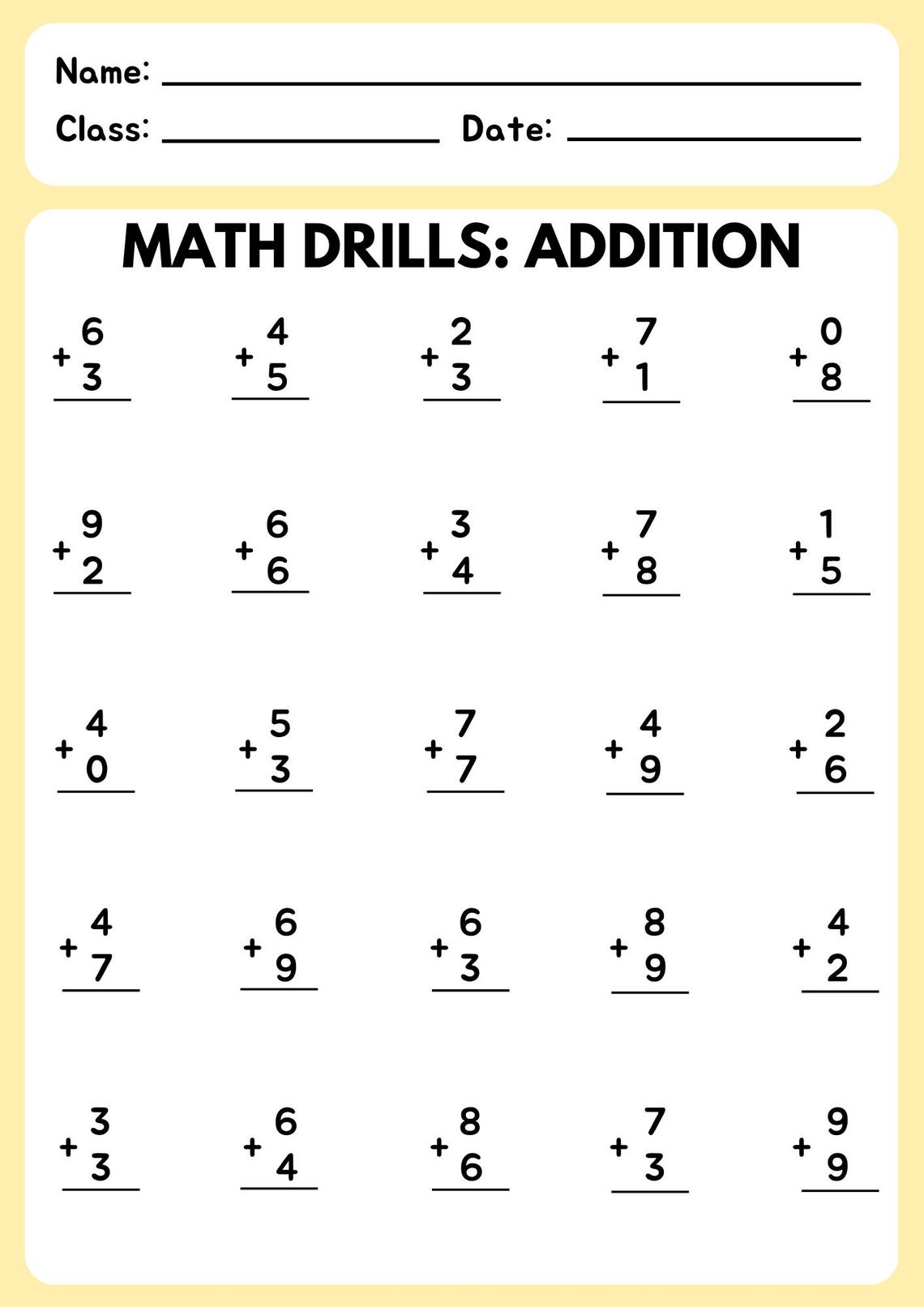 Fun Preschool Math Worksheets - Counting & Basic Addition for Kids - Etsy