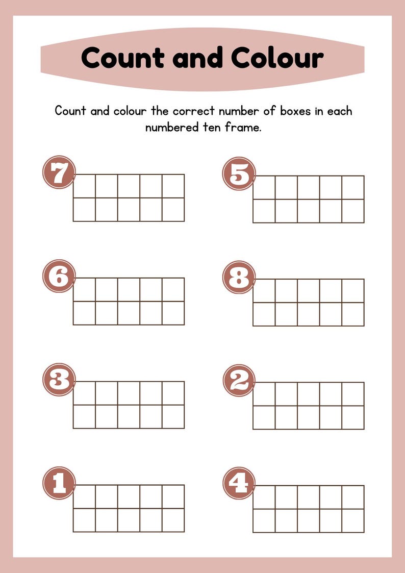 Fun Preschool Math Worksheets - Counting & Basic Addition for Kids ...