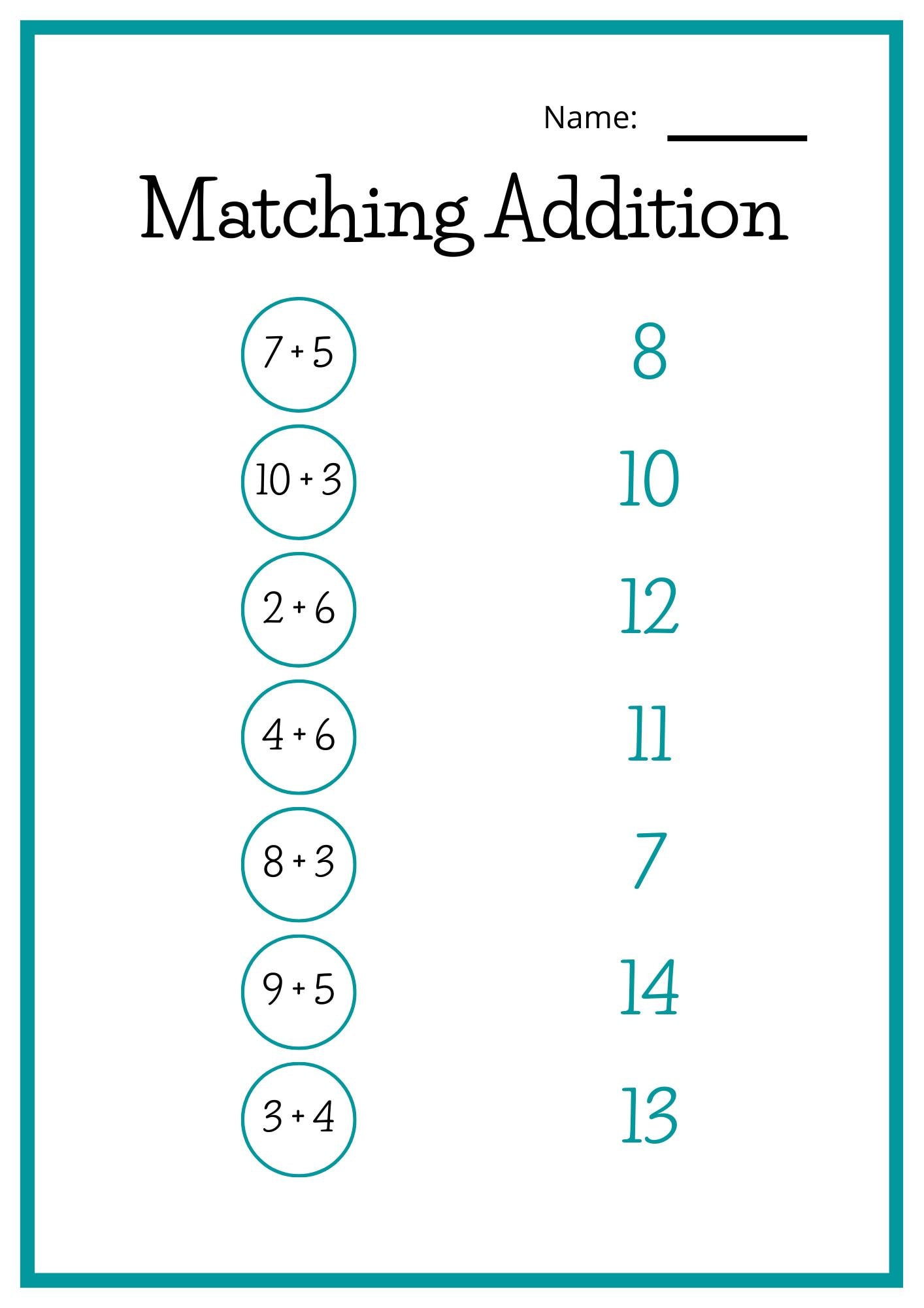 Fun Preschool Math Worksheets - Counting & Basic Addition for Kids - Etsy