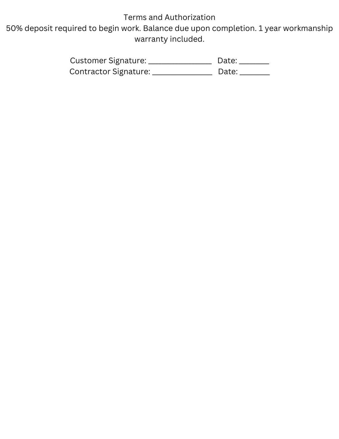 Roof Repair Estimate & Request Forms-template- PDF Download and Print ...