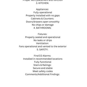 Post-construction Inspection Checklist PDF Download - Etsy