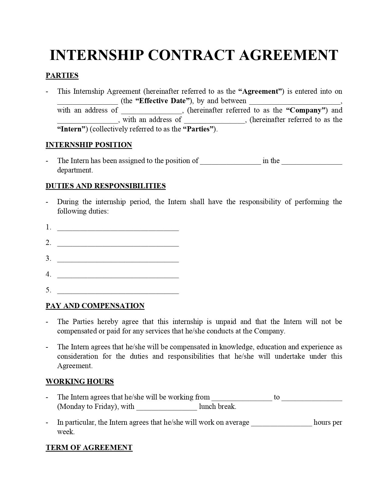 Internship-contract-agreement - Etsy