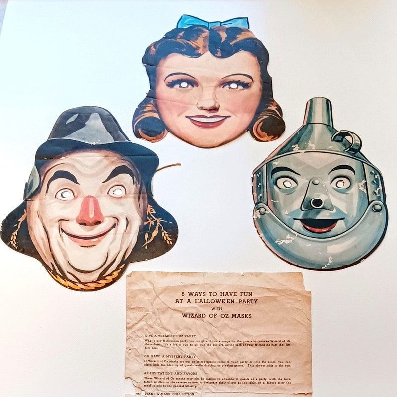 Wizard of Oz Masks - Etsy