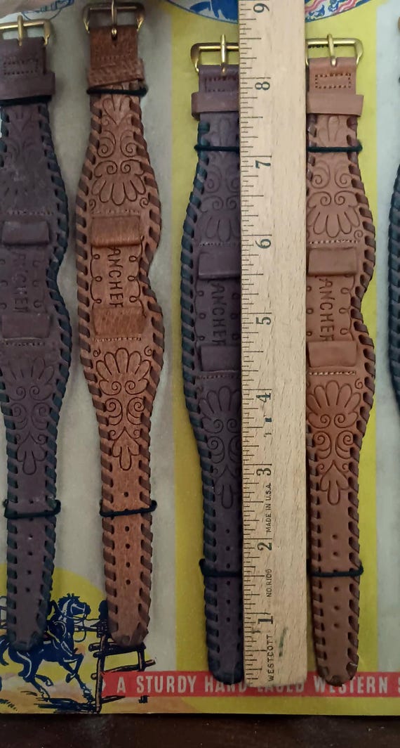 Vintage Ranchero Western Watch Straps 1950s Store Dis… - Gem