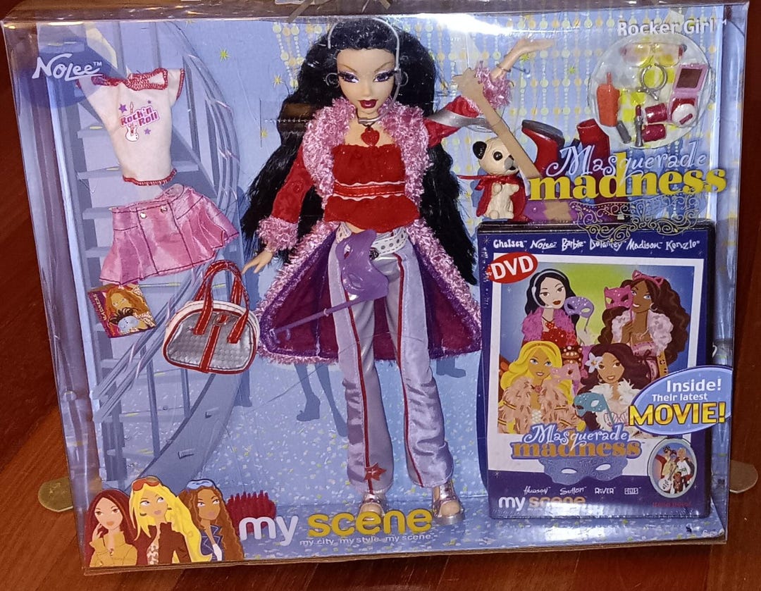 My Scene Barbie NOLEE Masquerade Madness Rocker Girl 2004 NRFB Sealed ...