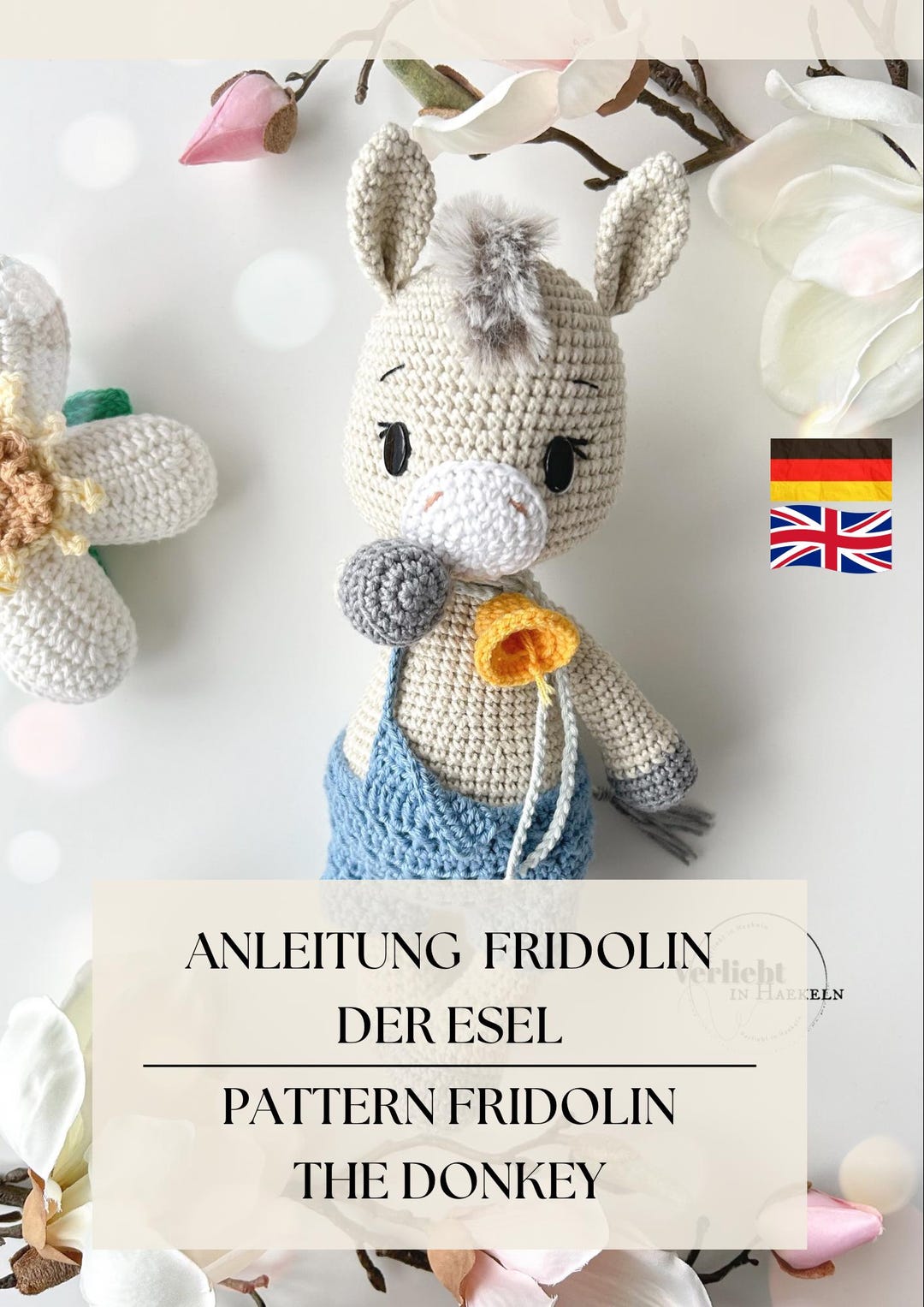 Anleitung Fridolin, der Esel / Pattern Fridolin, the Donkey - Etsy.de