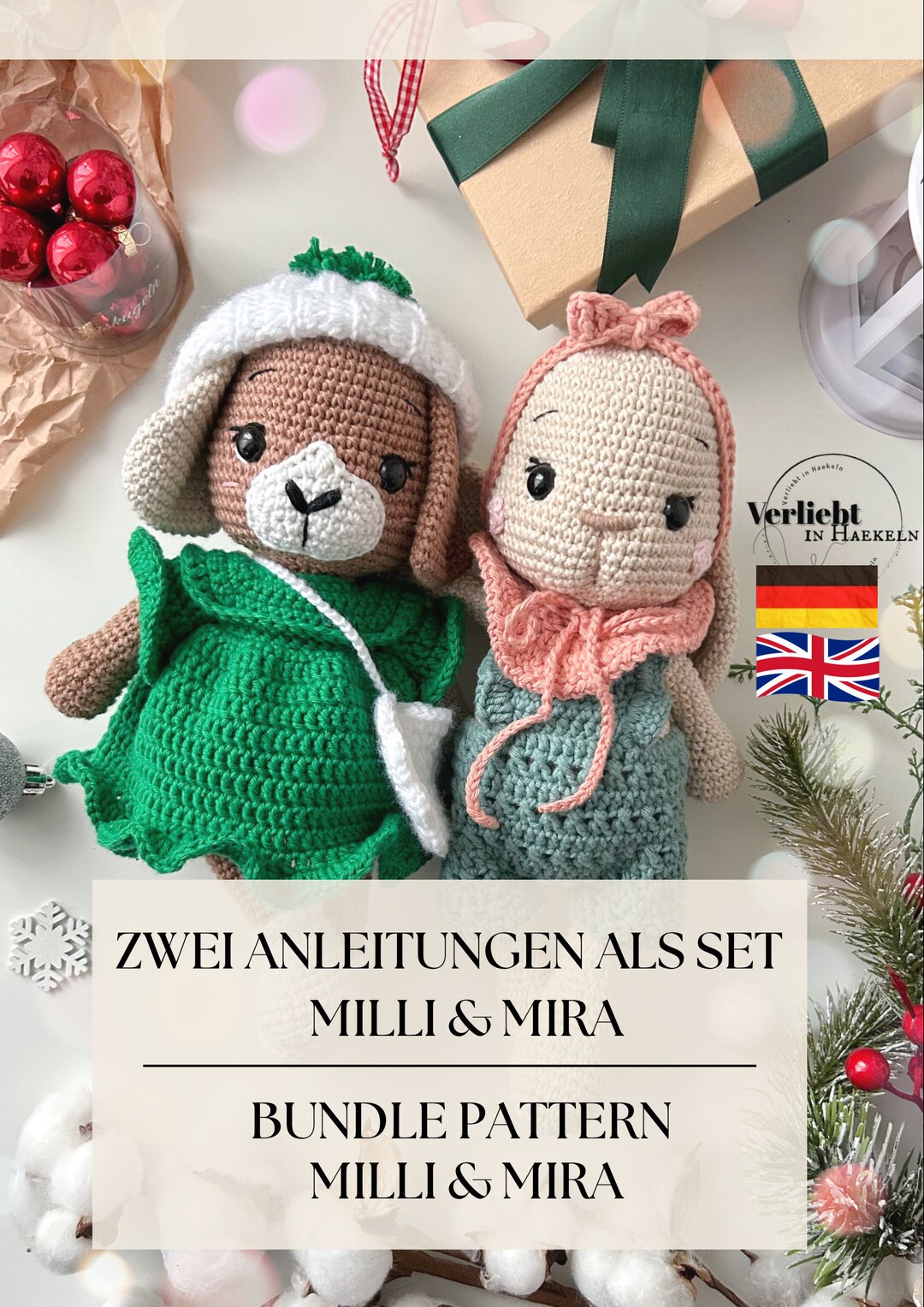 2 Patterns as a Set Milli and Mira / Bundle Patterns Milli and Mira - Etsy