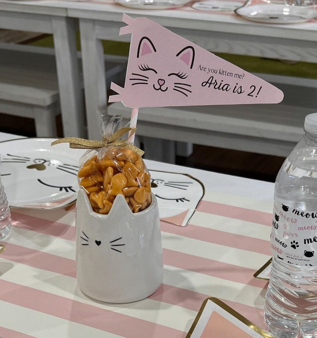 Are You Kitten Me Party, Kitten Theme Party, Kitten Decor, Kitten ...