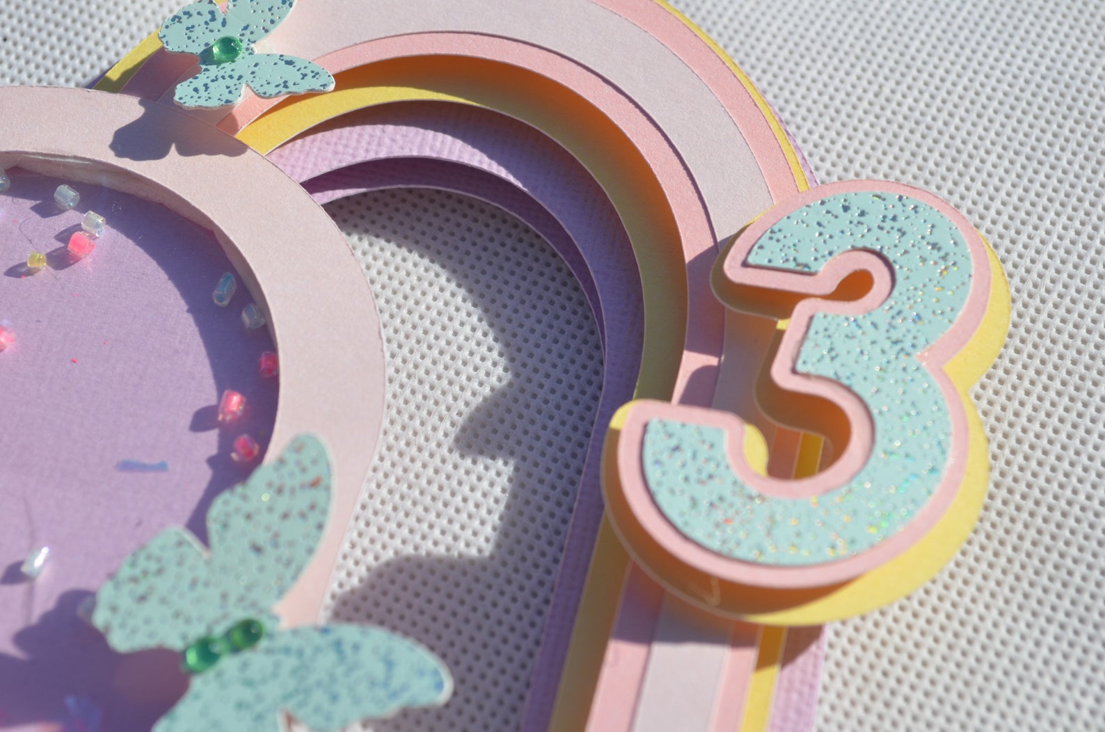 Rainbow Arch Cake Topper Download SVG Rainbow Shaker Cake - Etsy