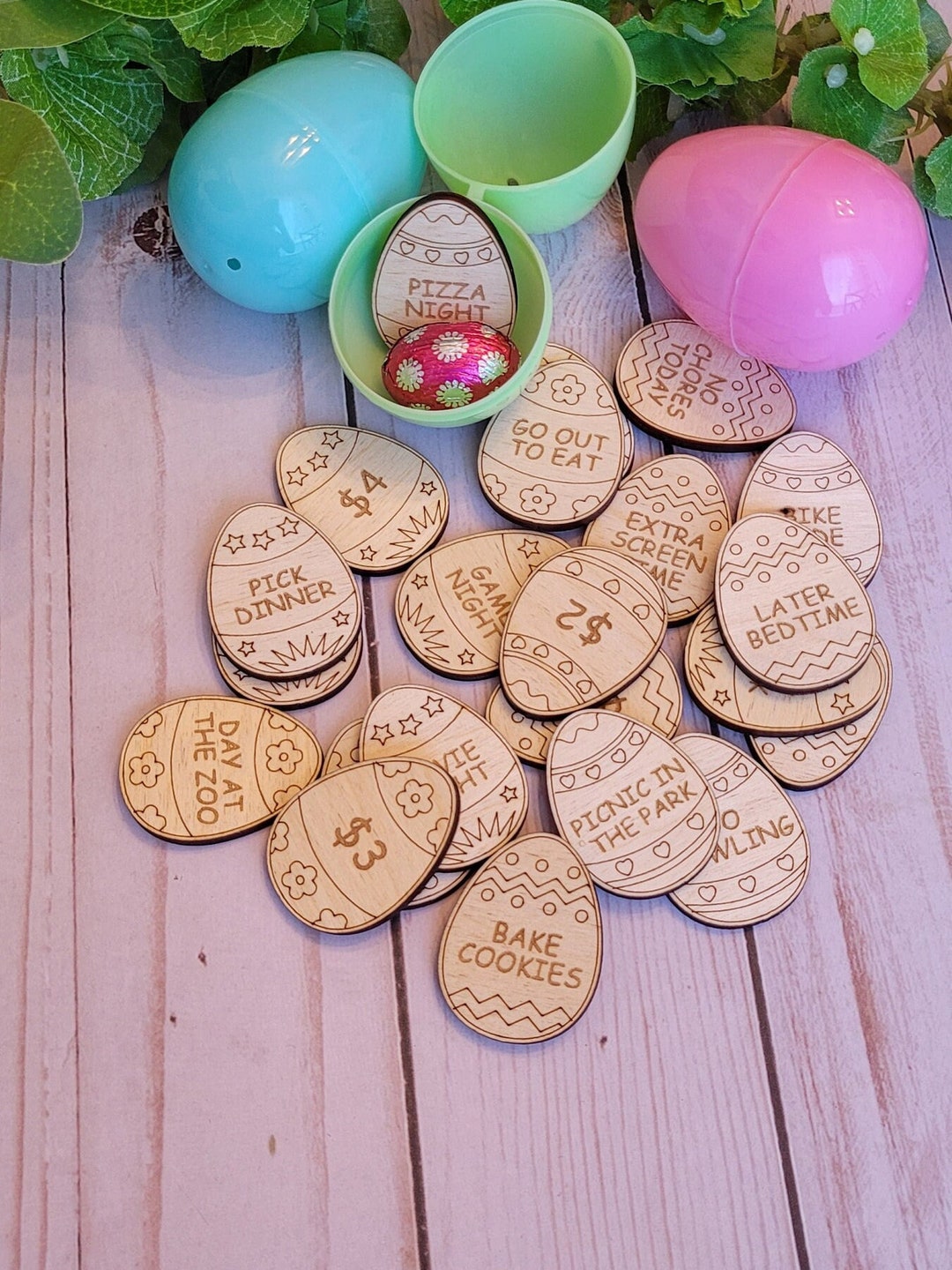 Easter Egg Tokens | Easter Egg Hunt Fillers | Easter Egg Hunt Prizes ...