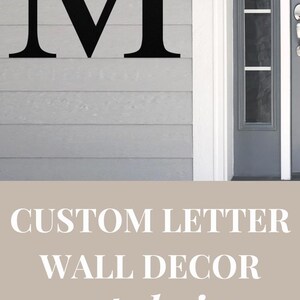 Large Metal Letter M Wall Decor Personalized Metal Letter Wedding Gift ...