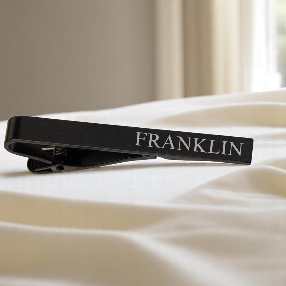 Engraved Tie Bar for Men Formal Wear to Wedding Party Gift for ...
