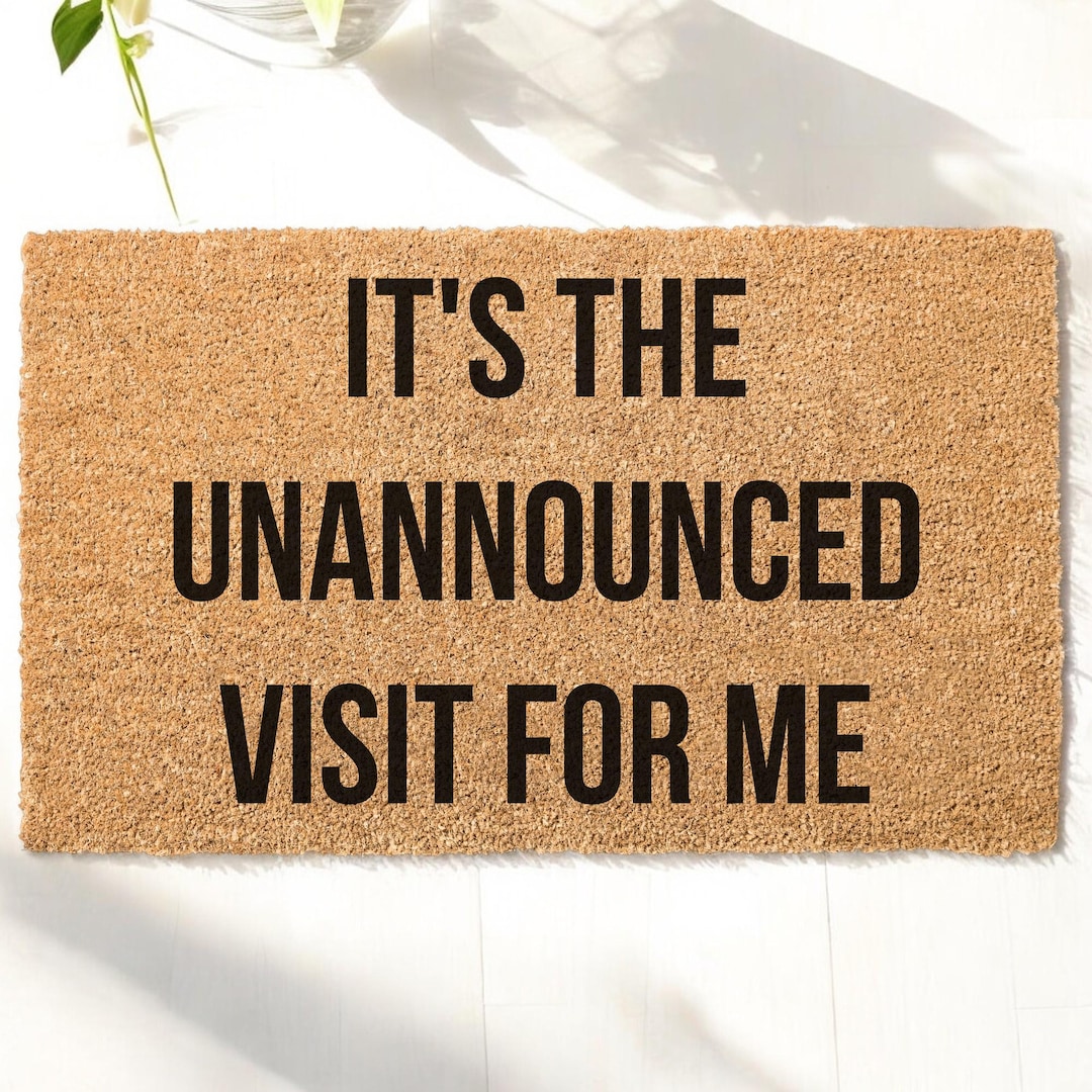 Funny Doormat With Sayings Front Door Mat Housewarming Gift Coir ...