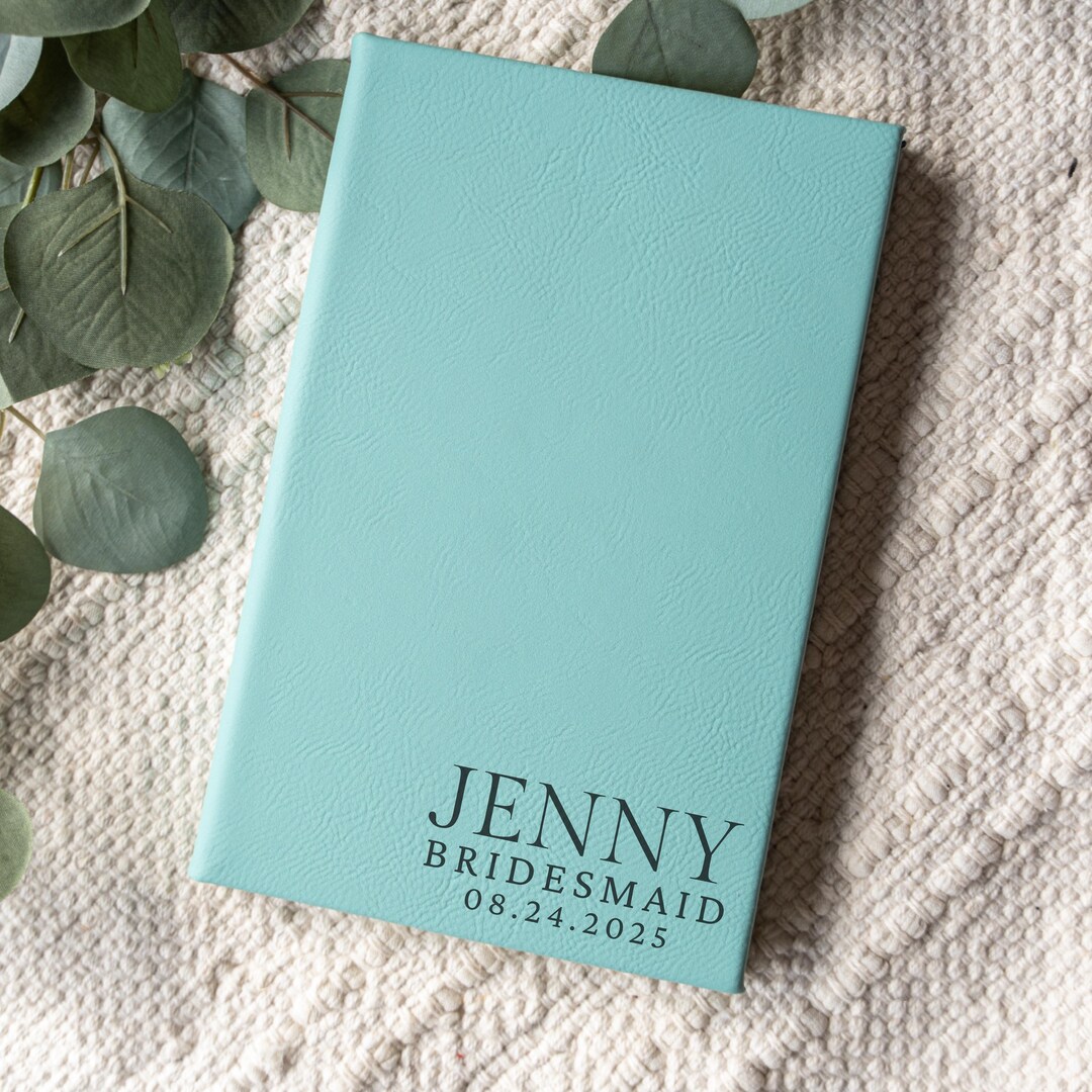 Custom Wedding Notebook Bridal Gift Bride Planning Memory Book Wedding ...