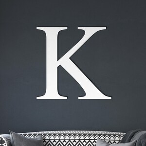 Large Metal Letter M Wall Decor Personalized Metal Letter Wedding Gift ...