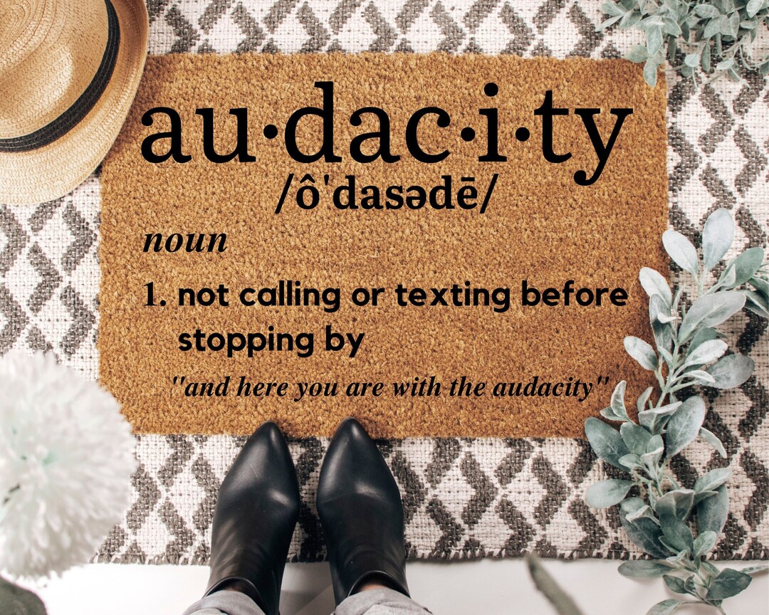 Funny Doormat Sarcastic Welcome Mat Gift for Introvert Front Door ...