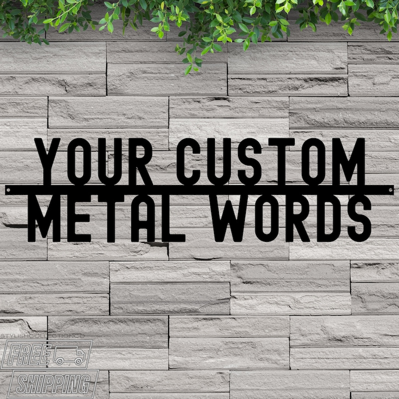 Custom Metal Sign - Etsy
