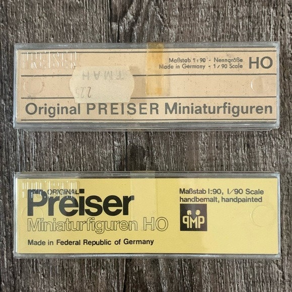 Vintage Preiser HO Scale 1:90 Railfans Miniature Figurines - Etsy