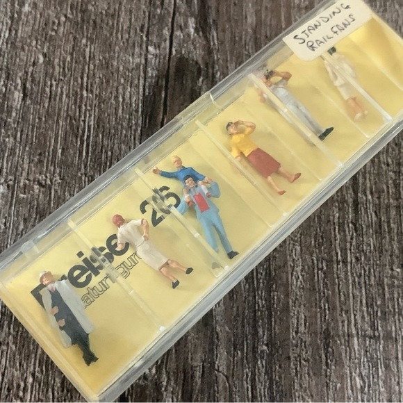 Vintage Preiser HO Scale 1:90 Railfans Miniature Figurines - Etsy