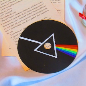 Graphic Hand-painted Cds. - Etsy