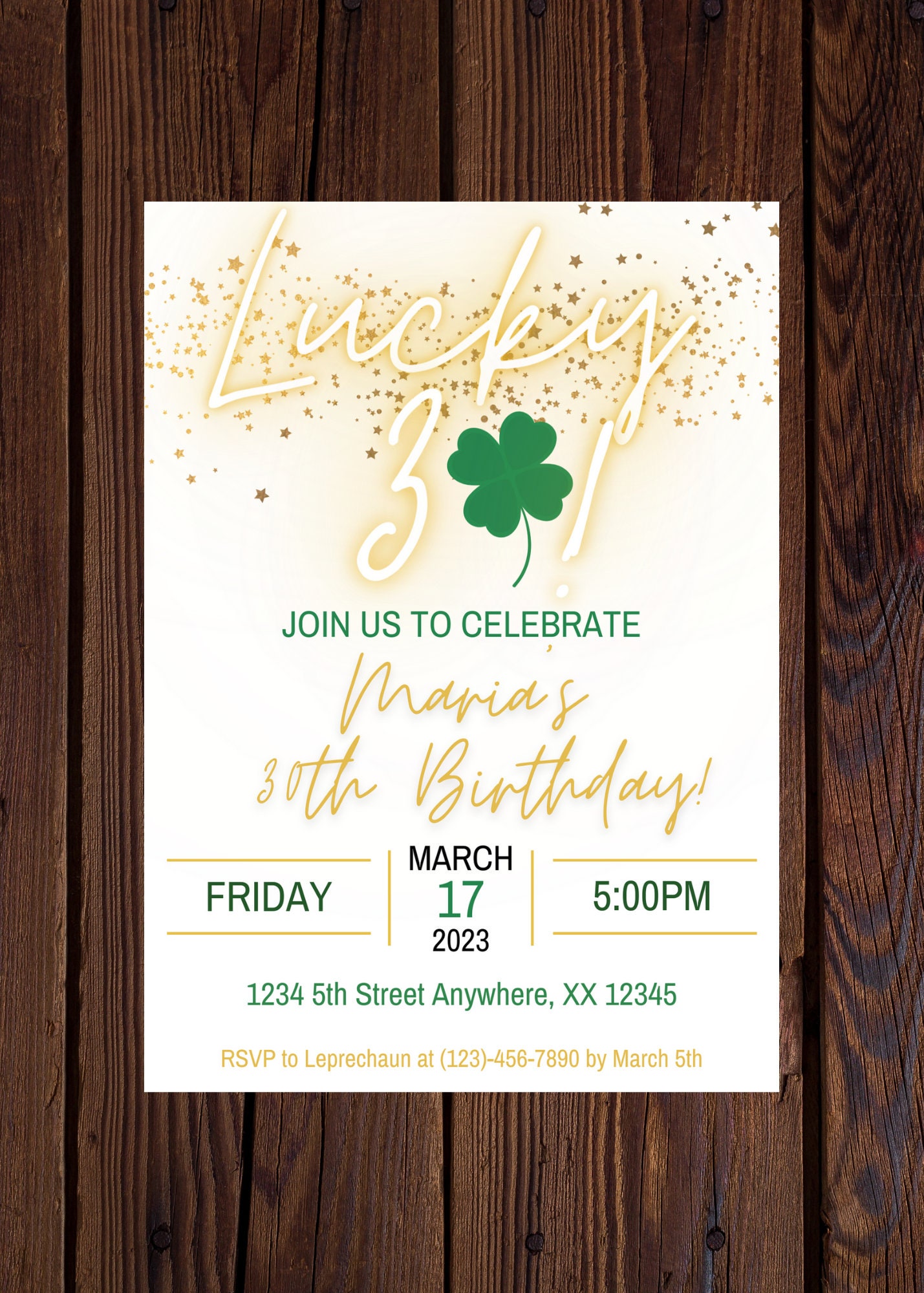 Milestone Birthday Invitation - Etsy