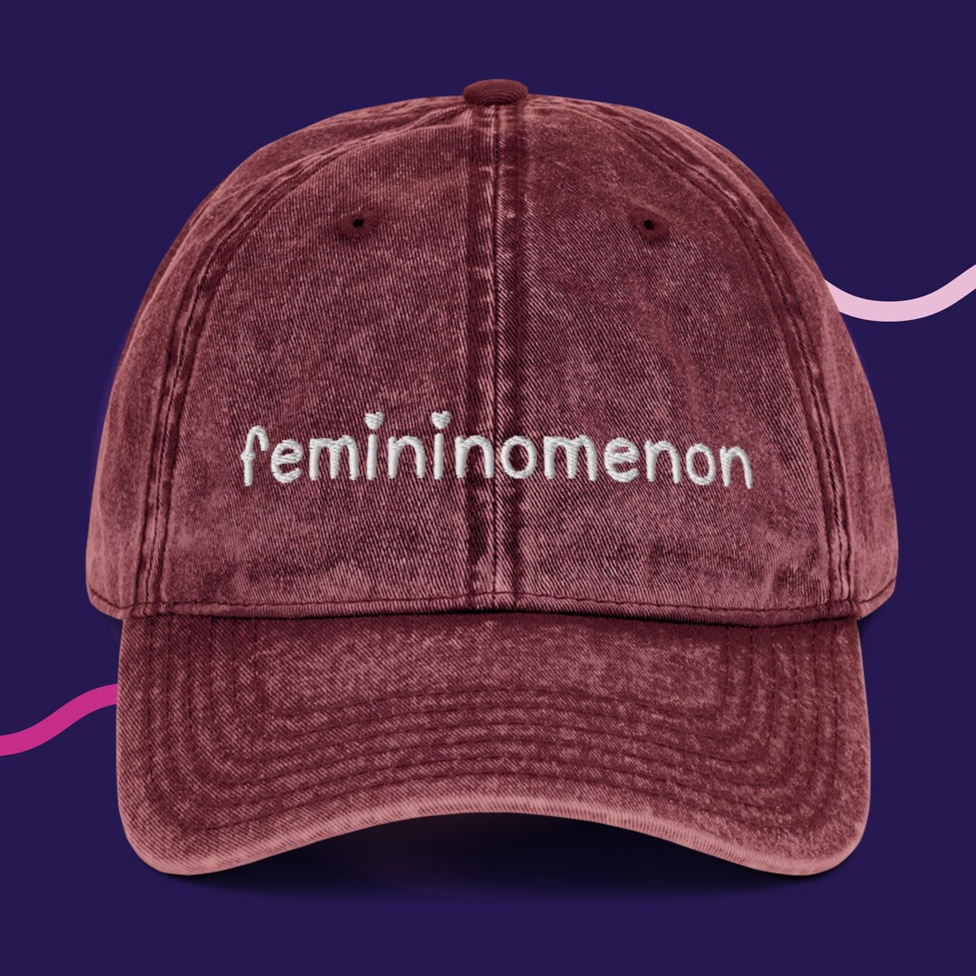 Chappell Roan 'femininomenon' Embroidered Dad Hat Vintage Cotton Twill ...
