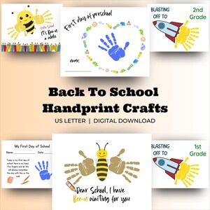 Handprint Preschool Kindergarten 1st Grade Craft | Fall Handprint Craft ...