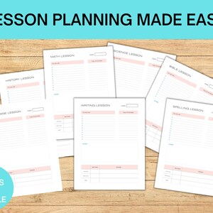 Printable Homeschool Planner | Academic Planner| Undated Planner ...