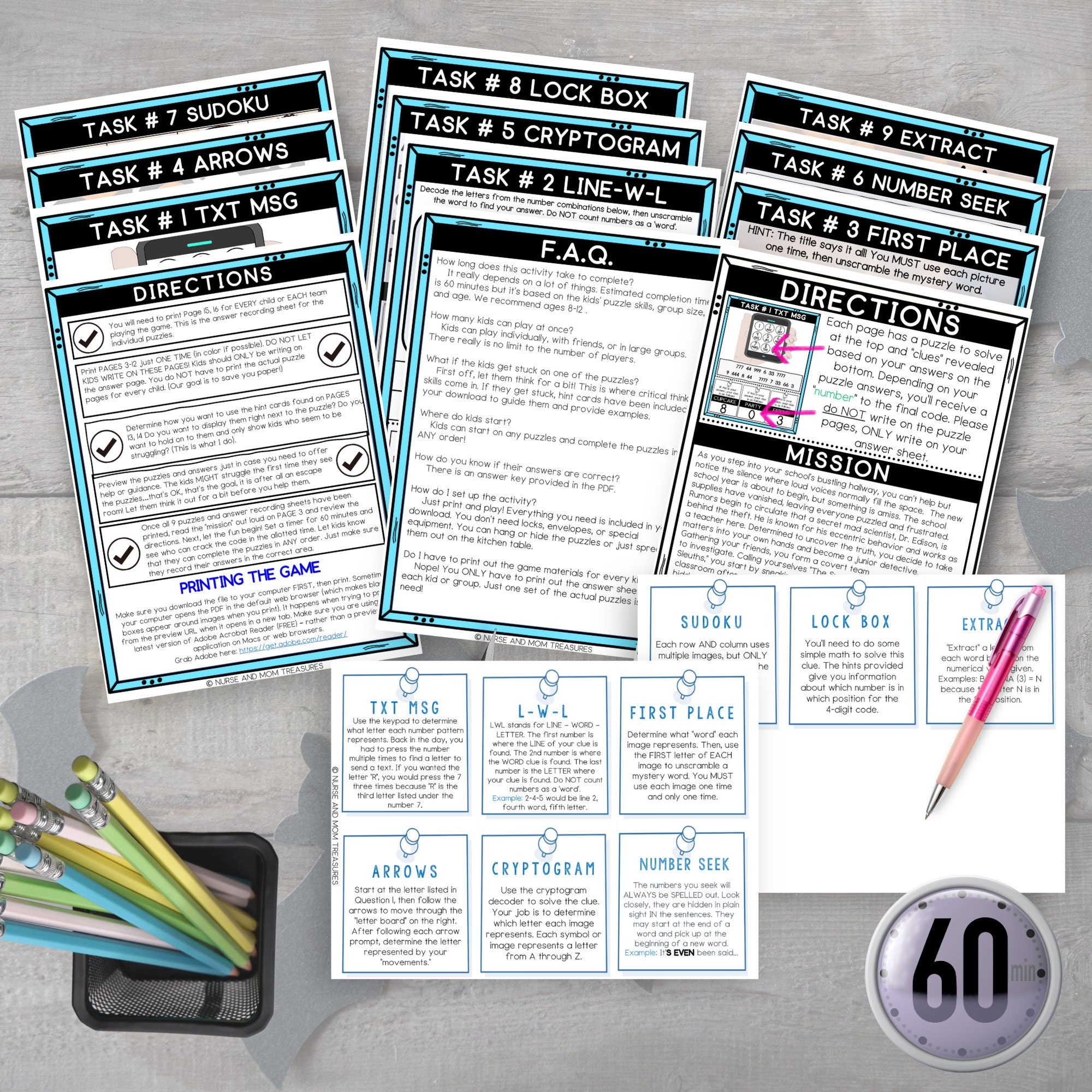 Halloween Escape Room for Kids Birthday Party Games Family Activities ...