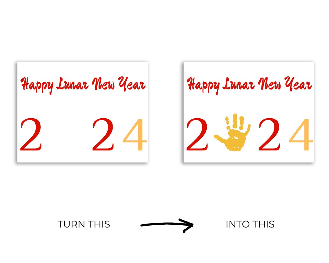Lunar Celebration | Year of the Dragon Handprint Craft | Lunar New Year ...
