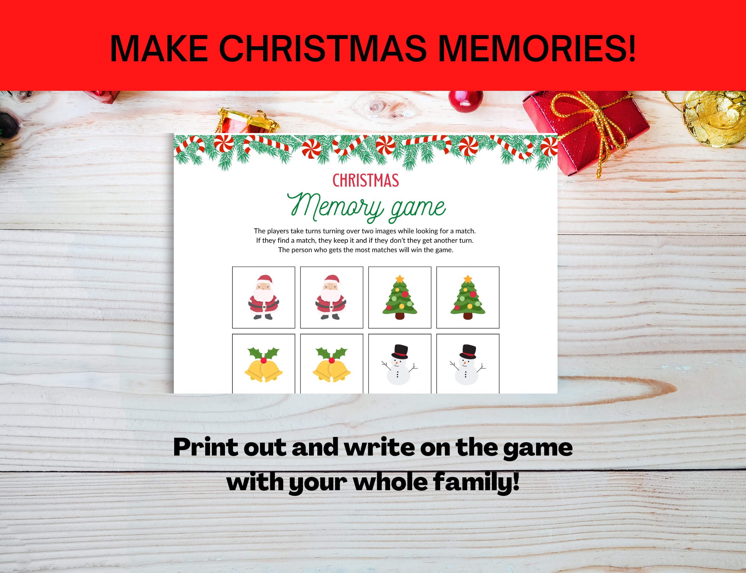 Christmas Family Games Holiday Games Bundle School Christmas Games ...