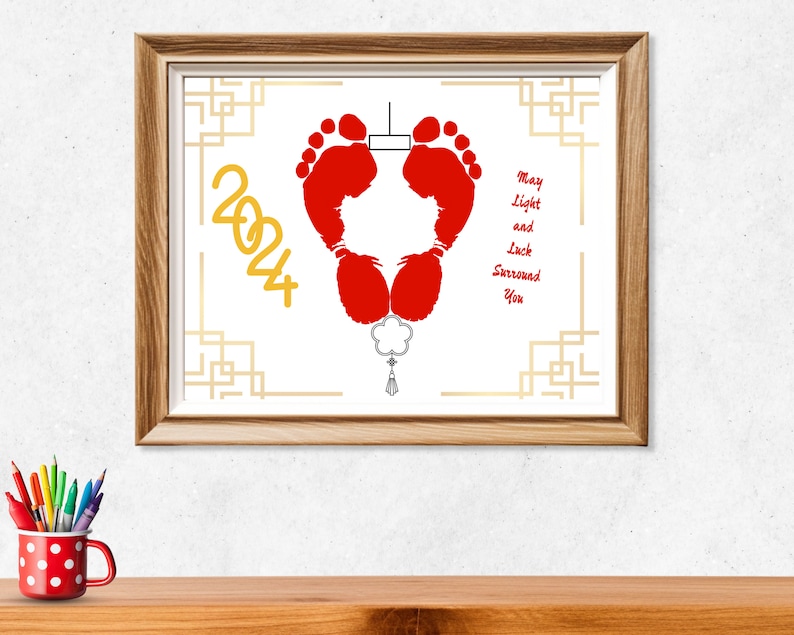 Lunar Celebration | Year of the Dragon Handprint Craft | Lunar New Year ...
