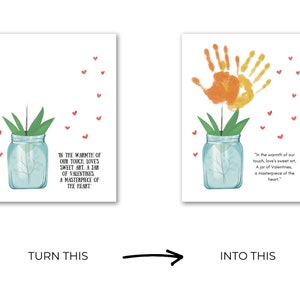 Valentine's Day Handprint Craft, Baby, Toddler, Preschool Activity ...