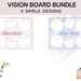 Vision Board Template, Mom Vision Board, Digital, Minimalist Printable ...