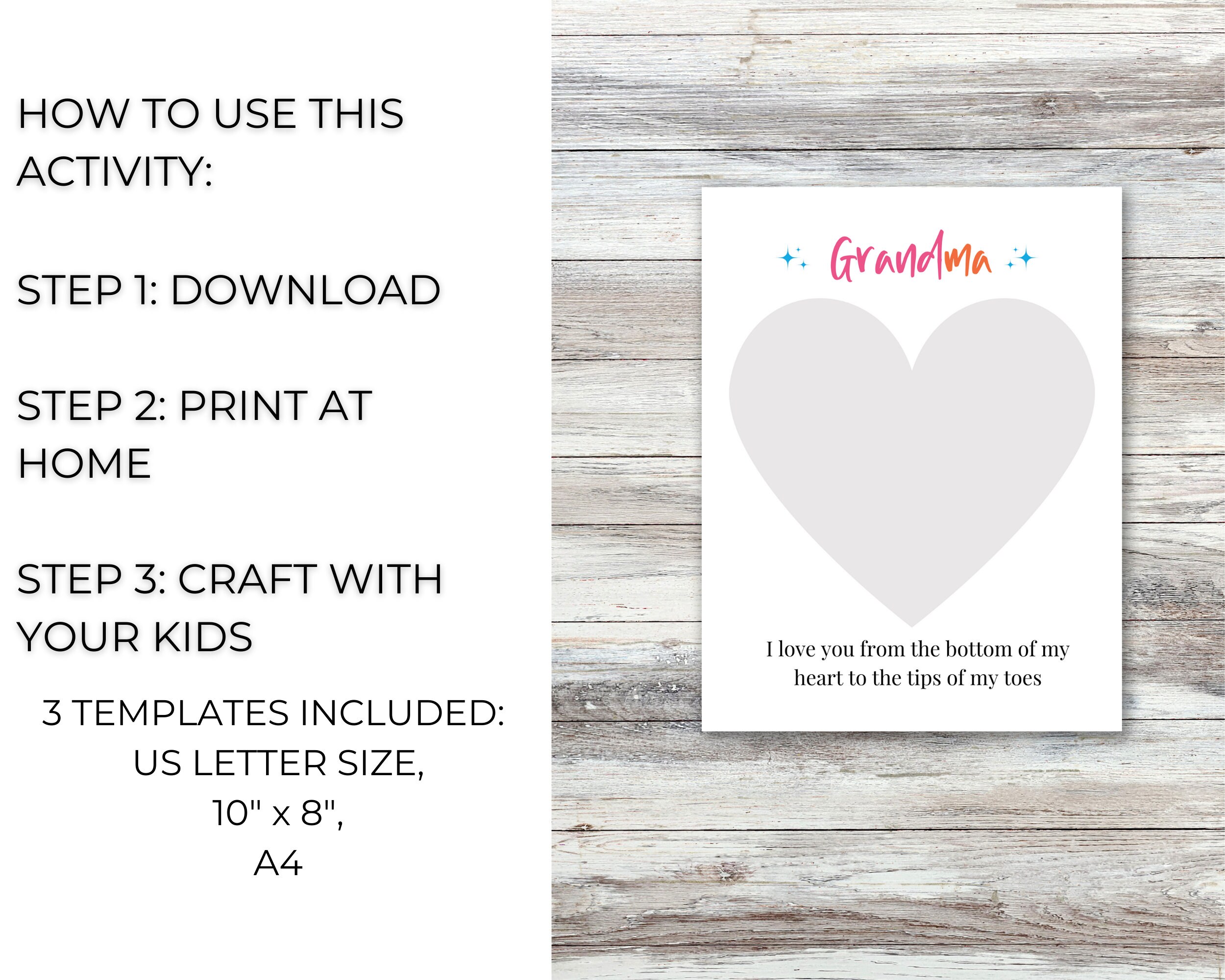 Valentine's Day Handprint Craft, Footprint for Baby, Preschool Activity ...