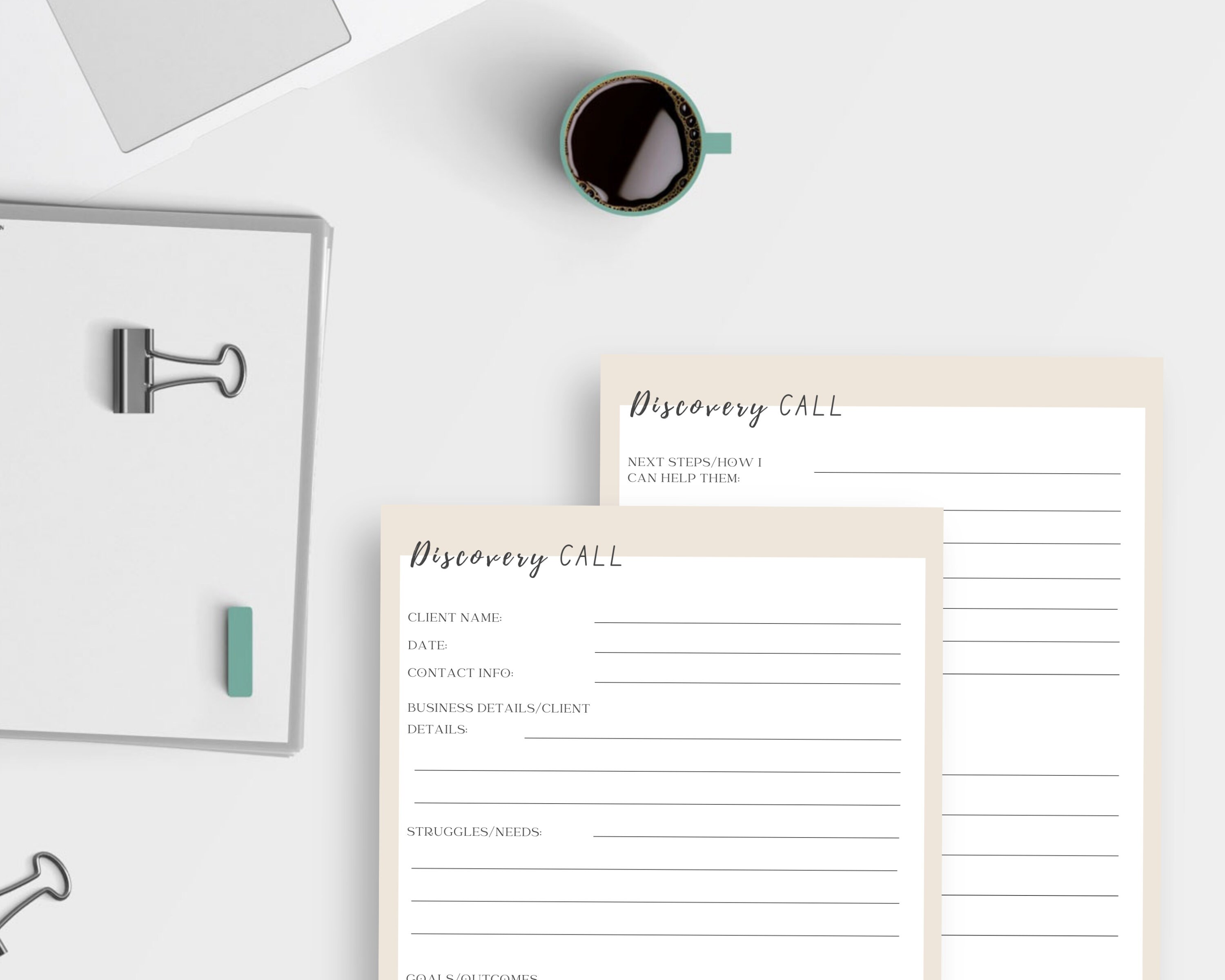 COACHING TEMPLATE UNBRANDED Coaching Discovery Calls Template - Etsy