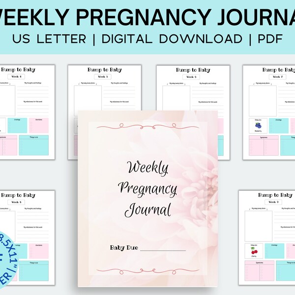 Pregnancy Journal - Etsy
