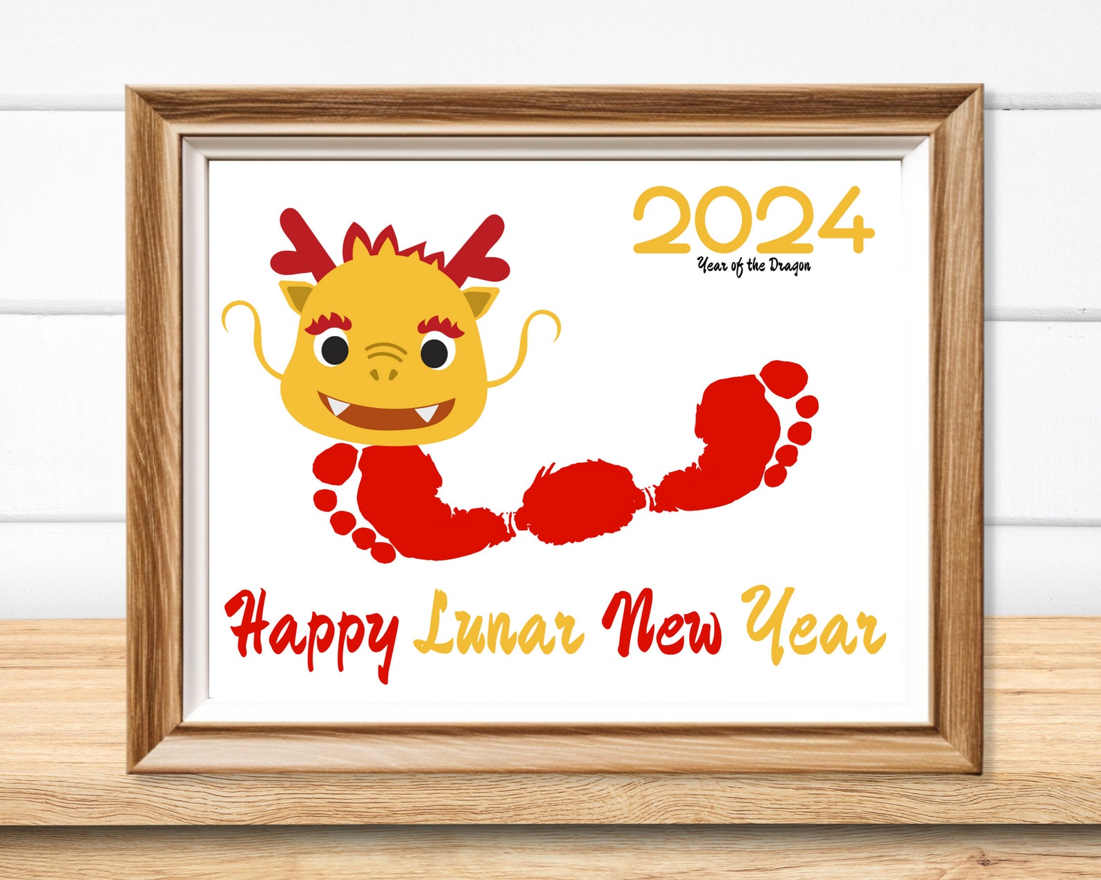 Lunar Celebration | Year of the Dragon Handprint Craft | Lunar New Year ...