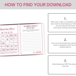 Slumber Party Games, Sleepover Party, Girls Night Game Bundle, Teen ...