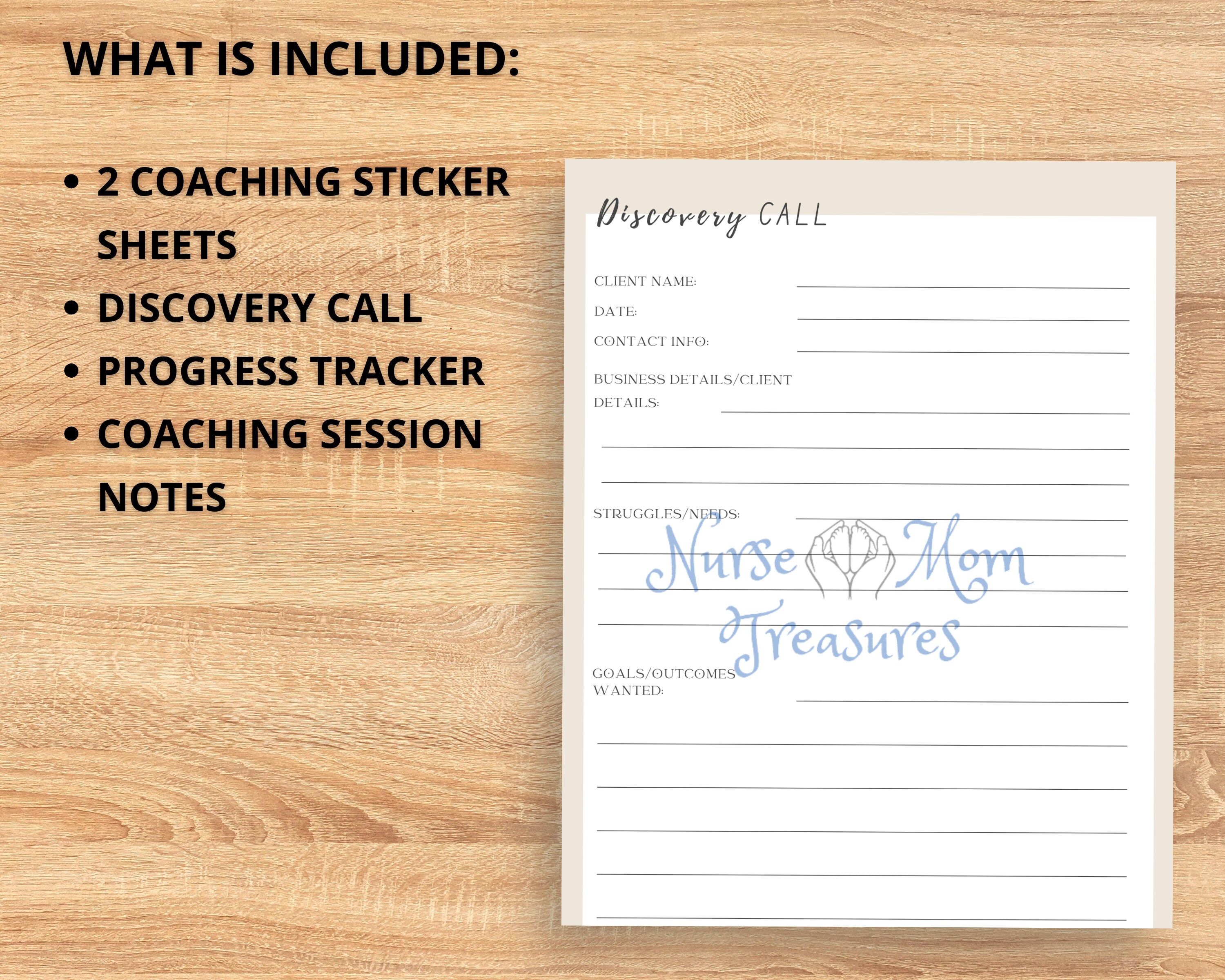 COACHING TEMPLATE UNBRANDED Coaching Discovery Calls Template - Etsy