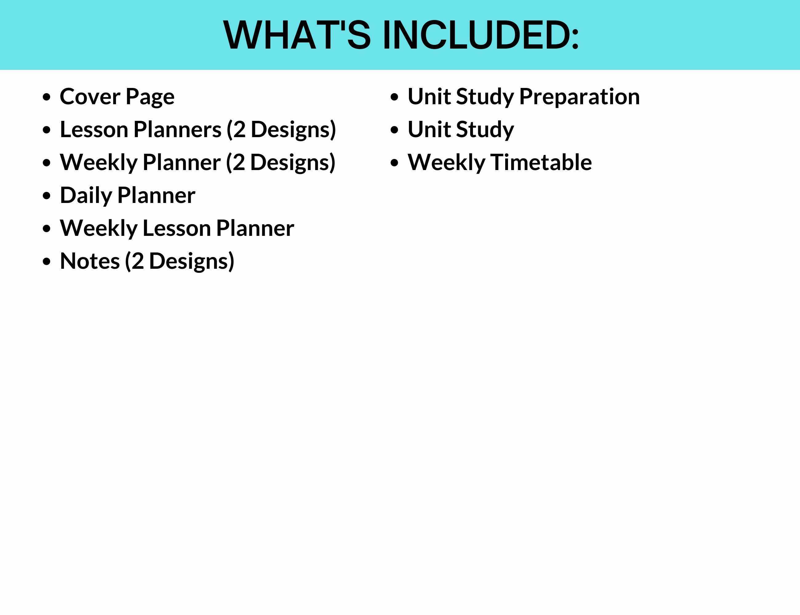 Printable Homeschool Lesson Organizer | Academic Planner | Subject ...