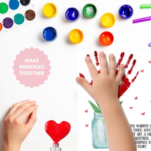 Valentine's Day Handprint Craft, Baby, Toddler, Preschool Activity ...