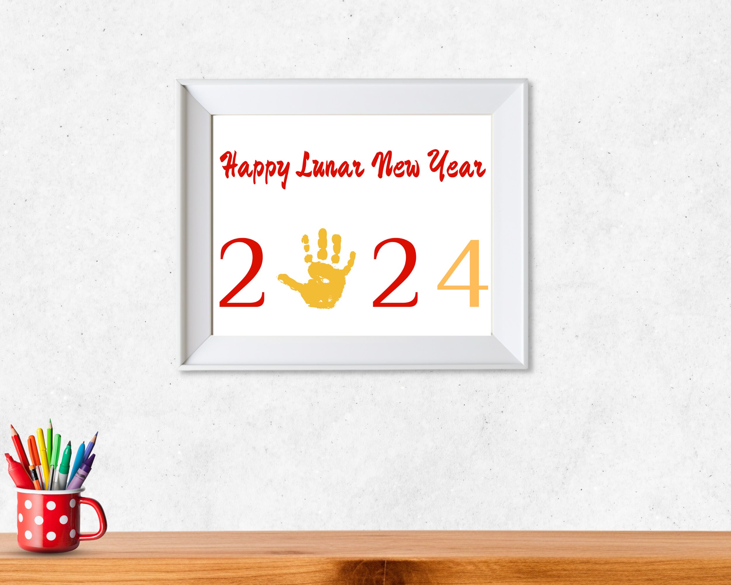 Lunar Celebration | Year of the Dragon Handprint Craft | Lunar New Year ...