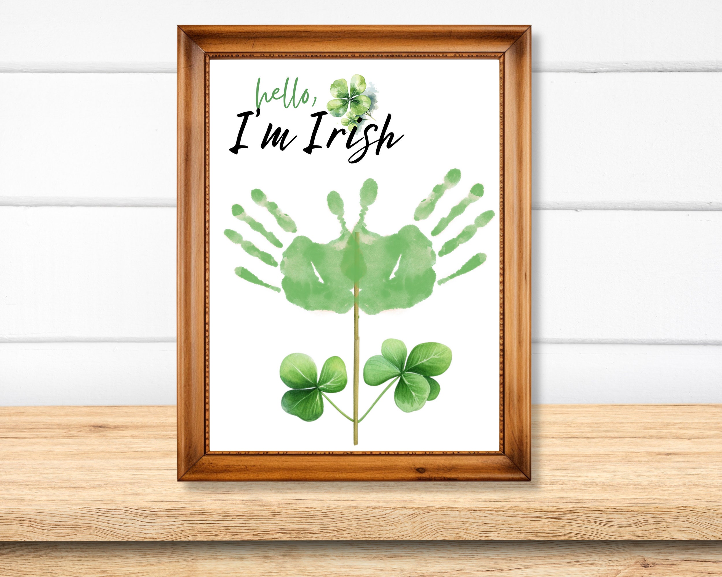 St. Patrick's Day Handprint Craft, Baby, Toddler, Preschool Activity ...